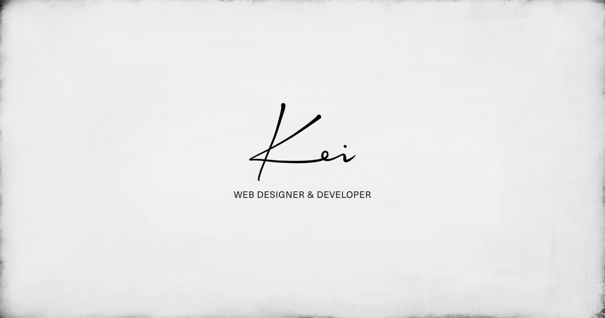 Kei — Web Designer & Developer | Project | Verdant